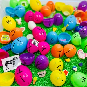 Uppercase Alphabet Sensory Bin, Letter Activity, Letter Matching ...