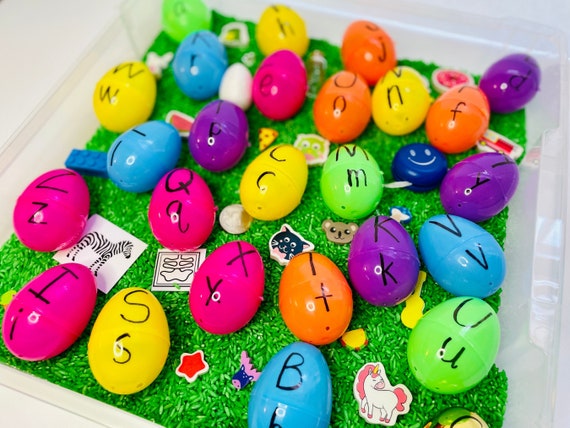 Uppercase Alphabet Sensory Bin Letter Activity Letter - Etsy