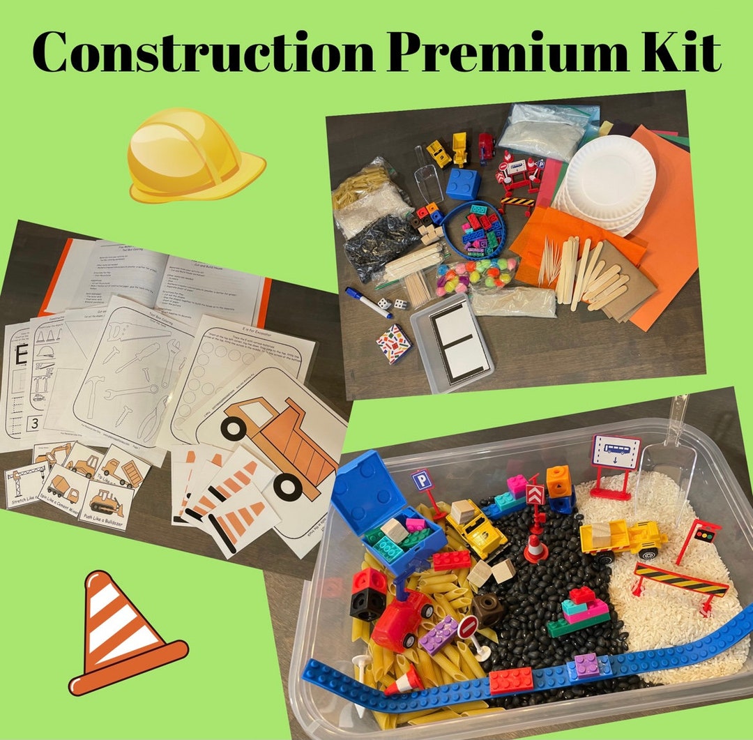 Construction Activity Kit, Craft Kit, Home Learning, Toddler Play ...