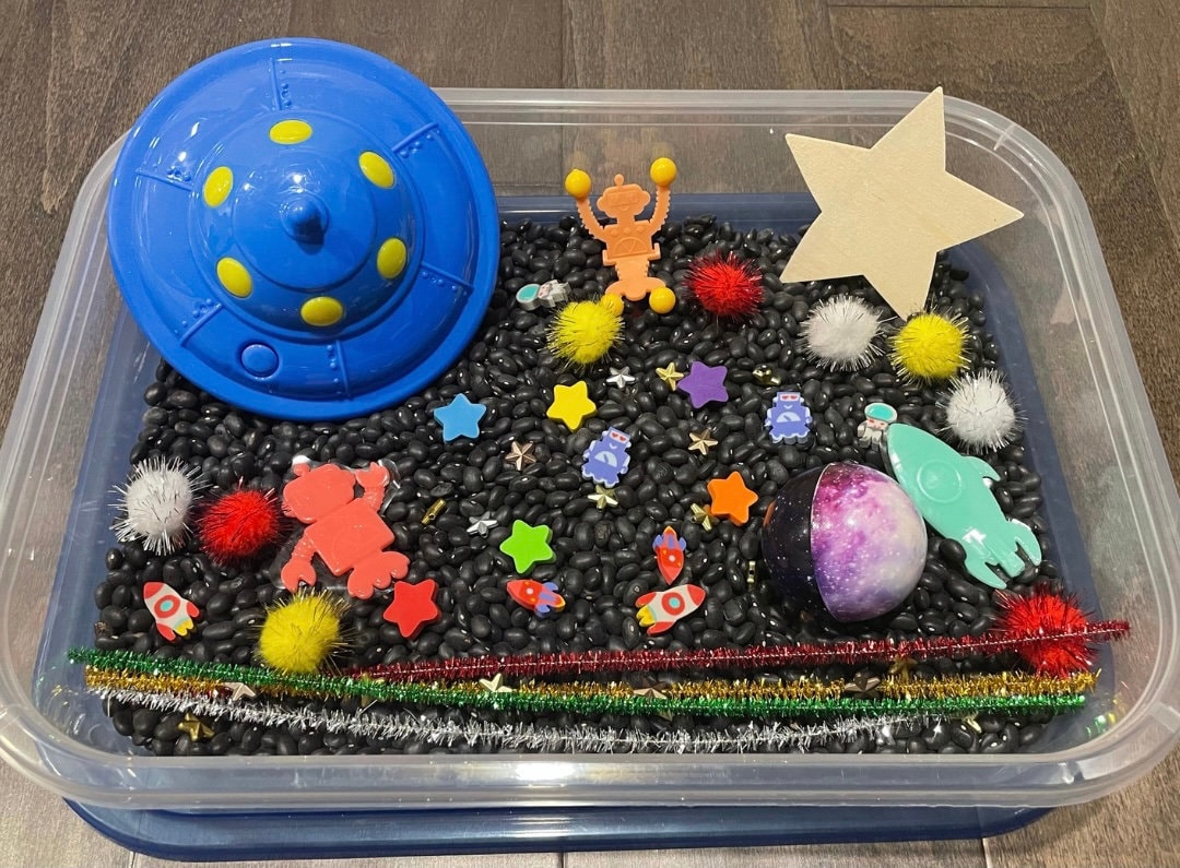 Space Sensory Bin, Sensory Play, Pretend Play, Sensory Toy, Play Kit ...