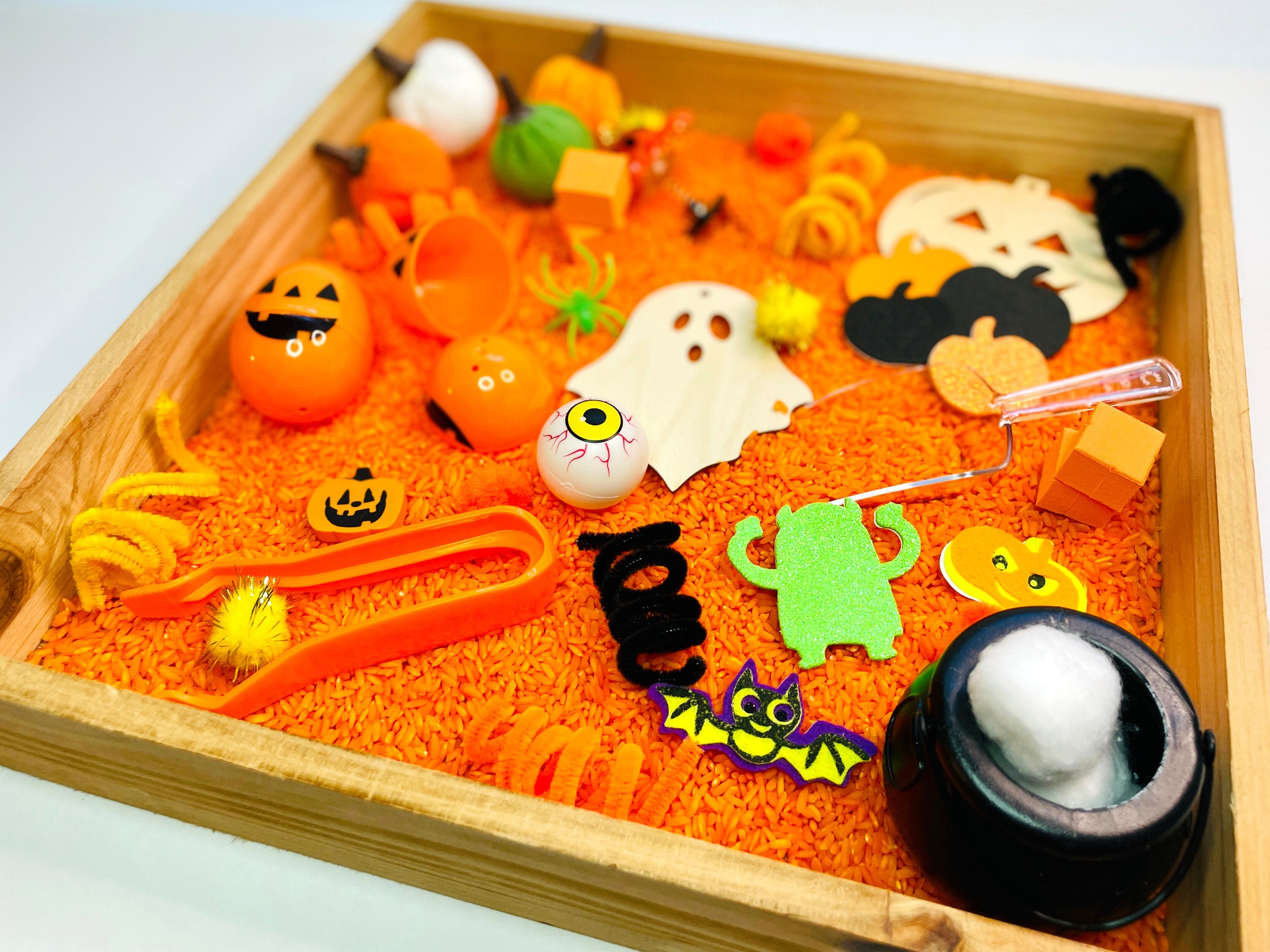 Halloween Toddler Sensory Bin, Halloween Activity, Sensory Kit, Sensory ...