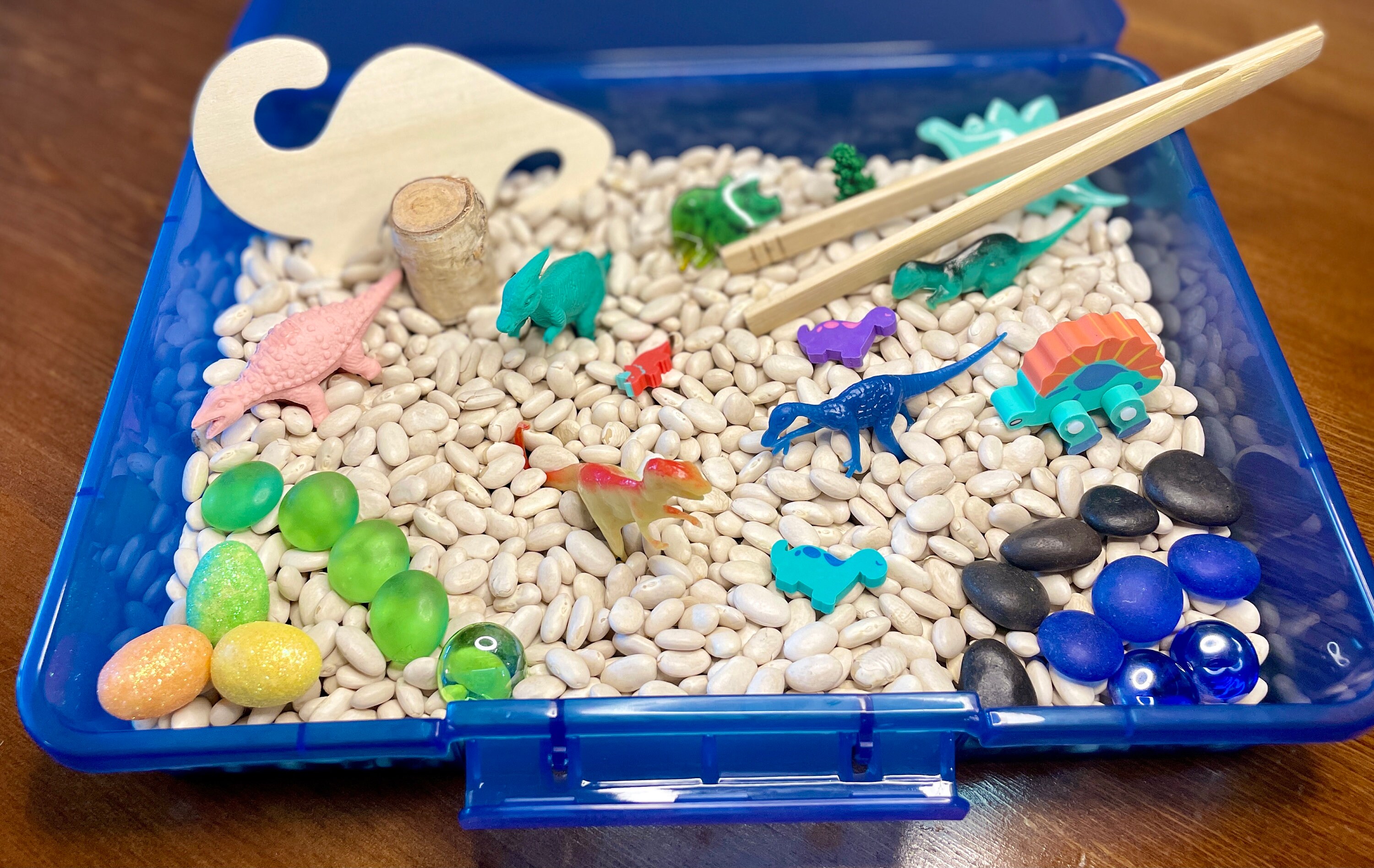 Dinosaur Sensory Bin, Activity Kit, Pretend Play, Sensory Toy, Sensory ...