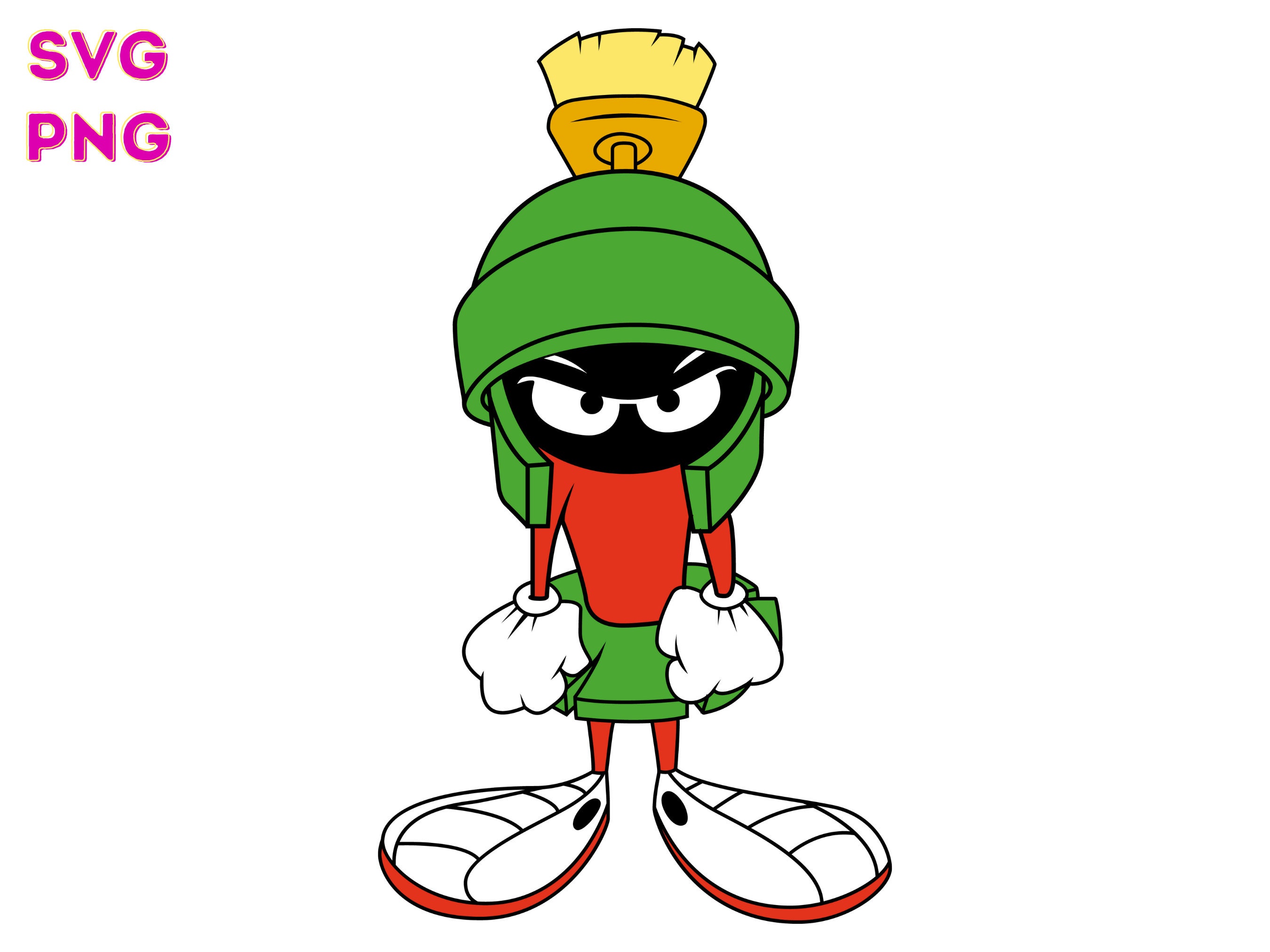 Marvin the Martian Looney Tunes SVG Digital Download SVG PNG | Etsy