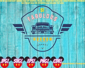 Hudson Hornet Svg | Etsy