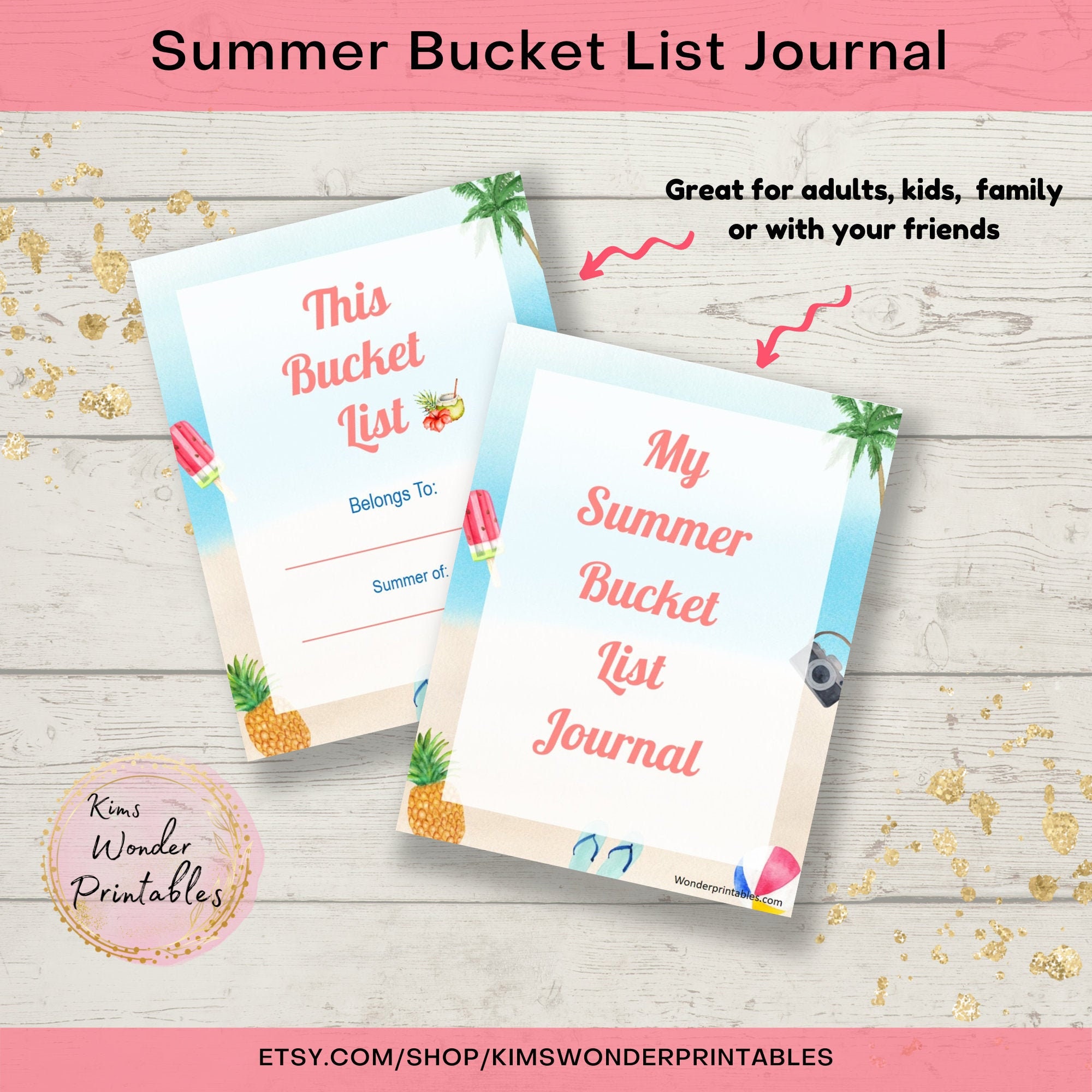 Diario de la lista de deseos de verano, Lista de deseos, Actividades de ...