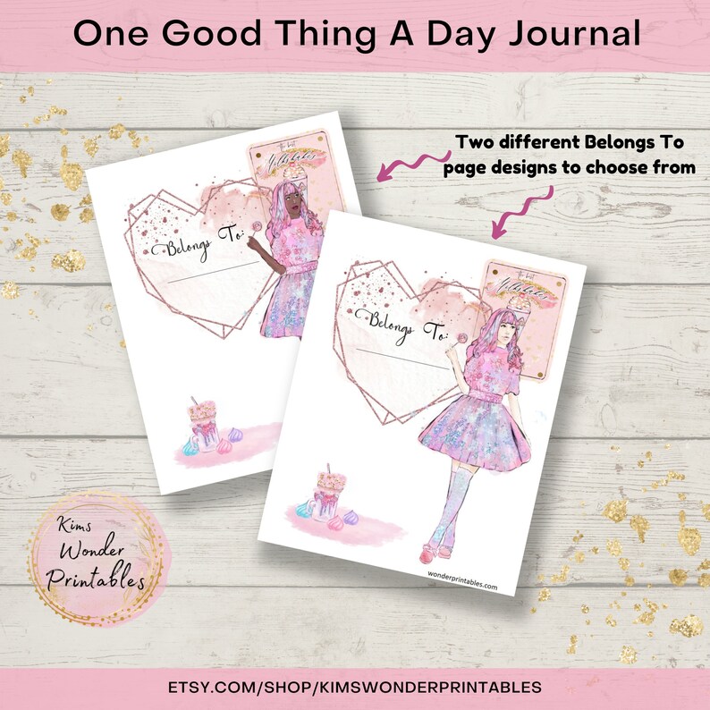 One Good Thing a Day Journal, Printable, Gratitude Journal ...