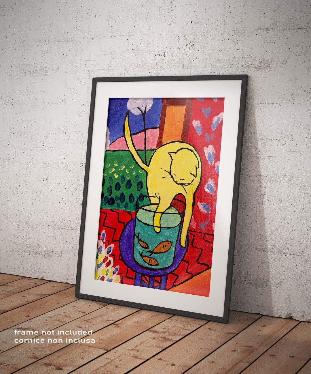 Poster Matisse Le chat aux poissons rouges Riproduzione Giclee Stampa ...