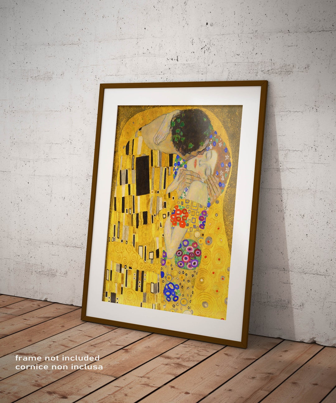 Poster Gustav Klimt the Kiss the Kiss Reproduction Giclee Modern Fine ...