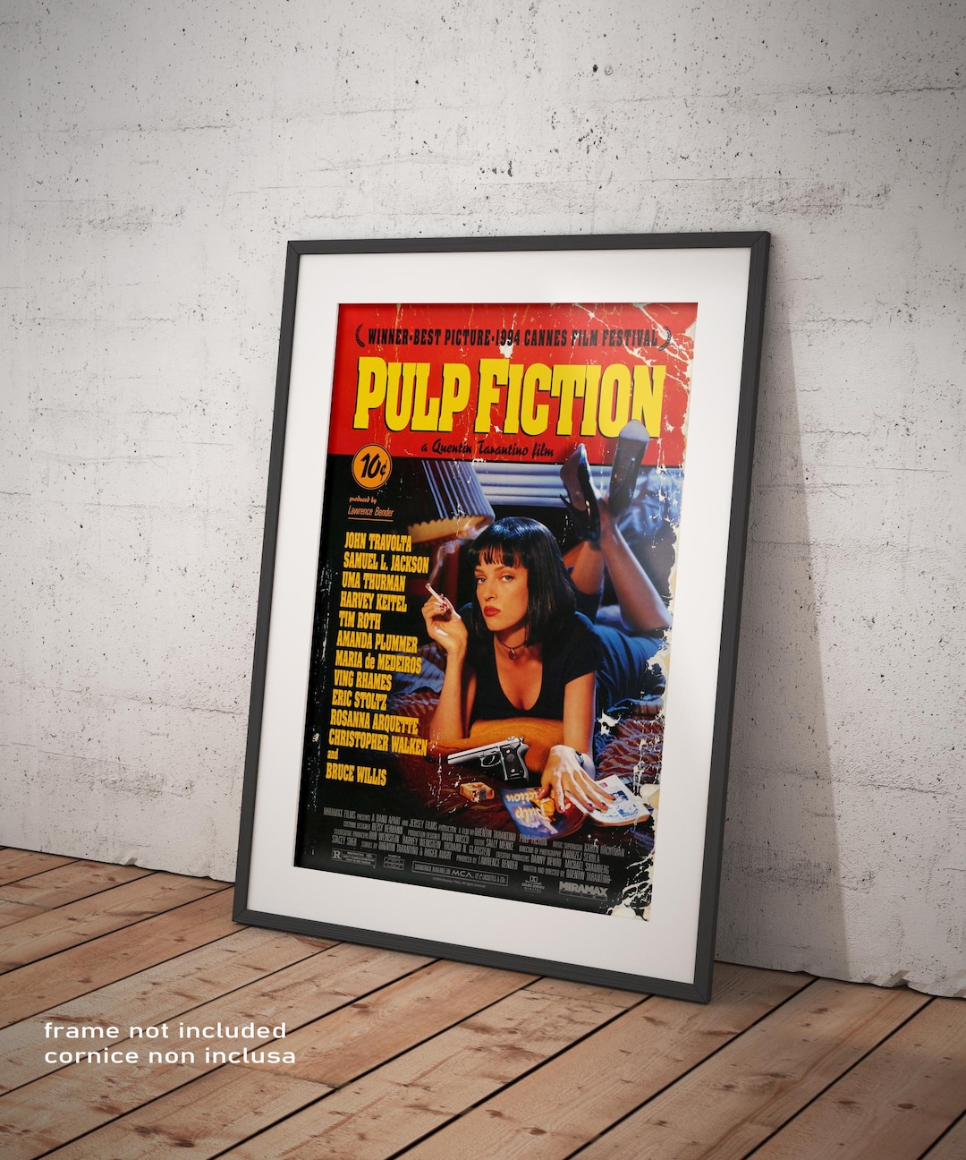 Pulp Fiction Poster 1994 Vintage Reproduction Cinema Film Poster ...