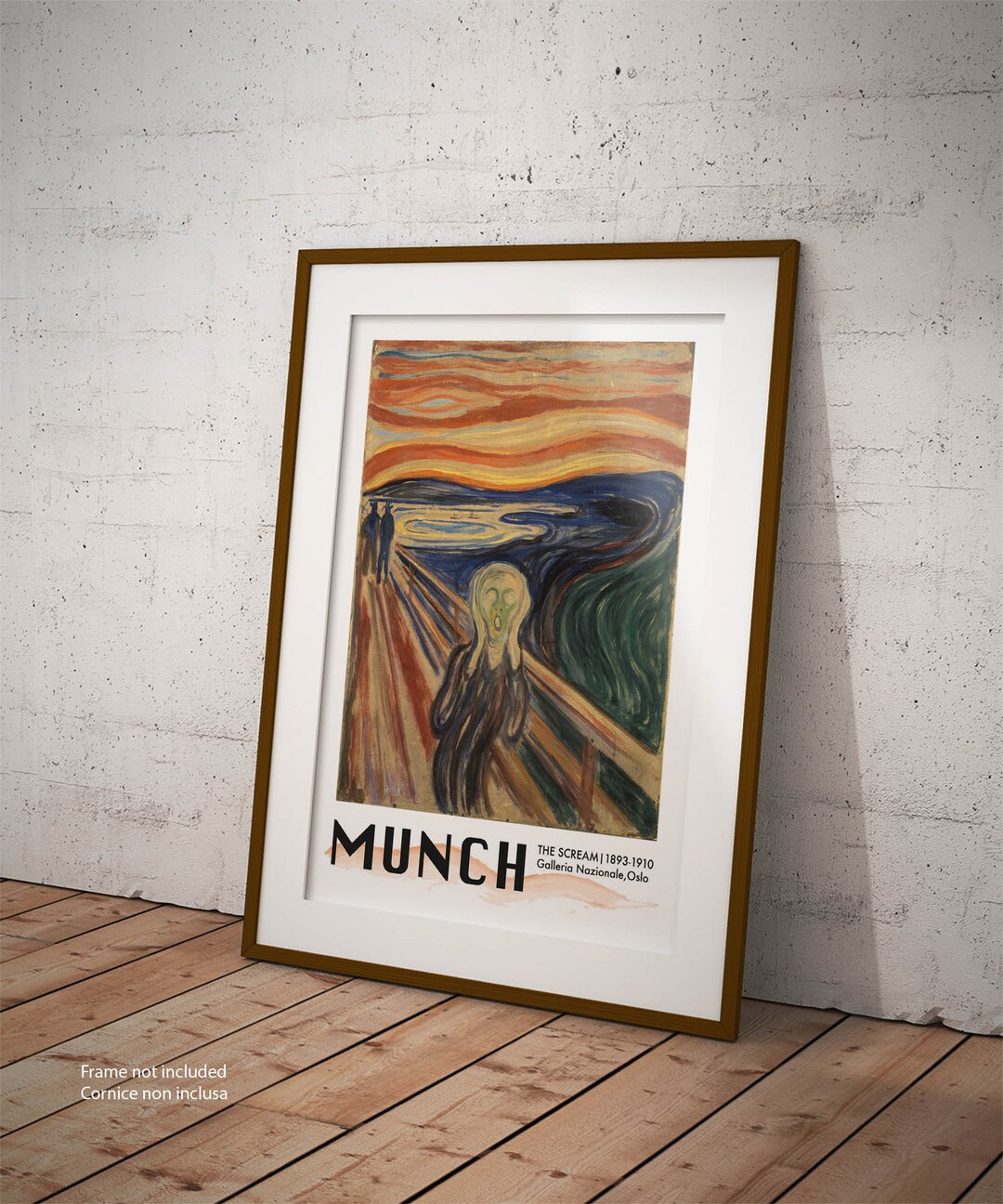 Poster Edvard Munch the Scream Reproduction Giclee Modern Fine Art ...