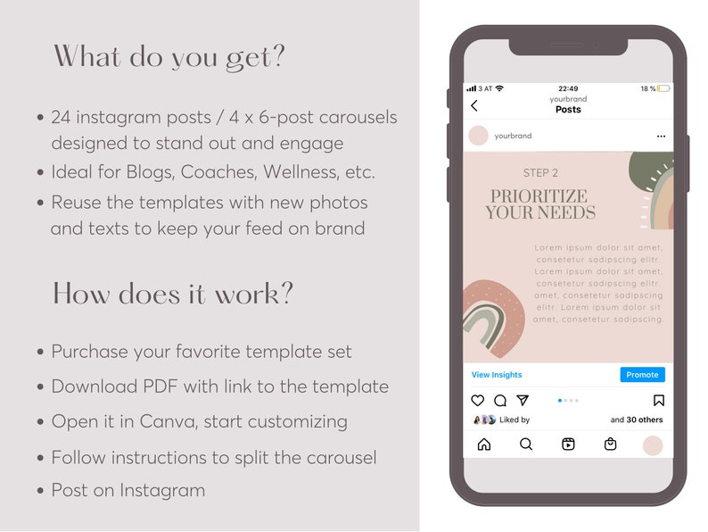 canva-carousel-template-boho-design-instagram-carousel-etsy-ireland