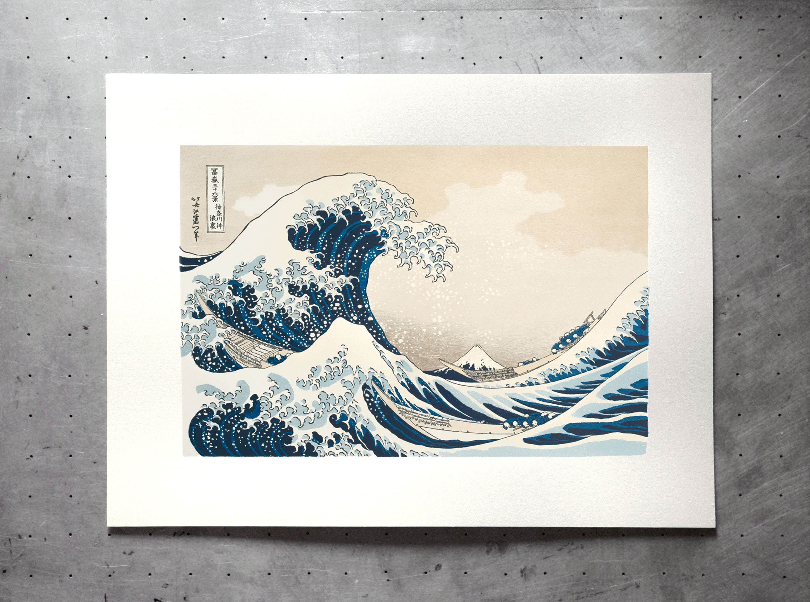 The Great Wave off Kanagawa Hokusai Screenprint Japanese Print ...