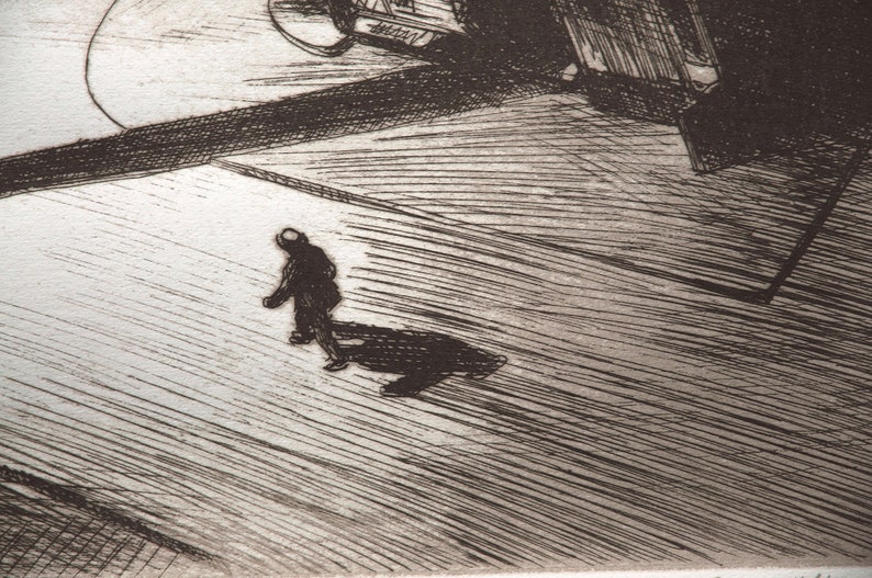 Night Shadows Edward Hopper Screenprint Print Handcrafted - Etsy