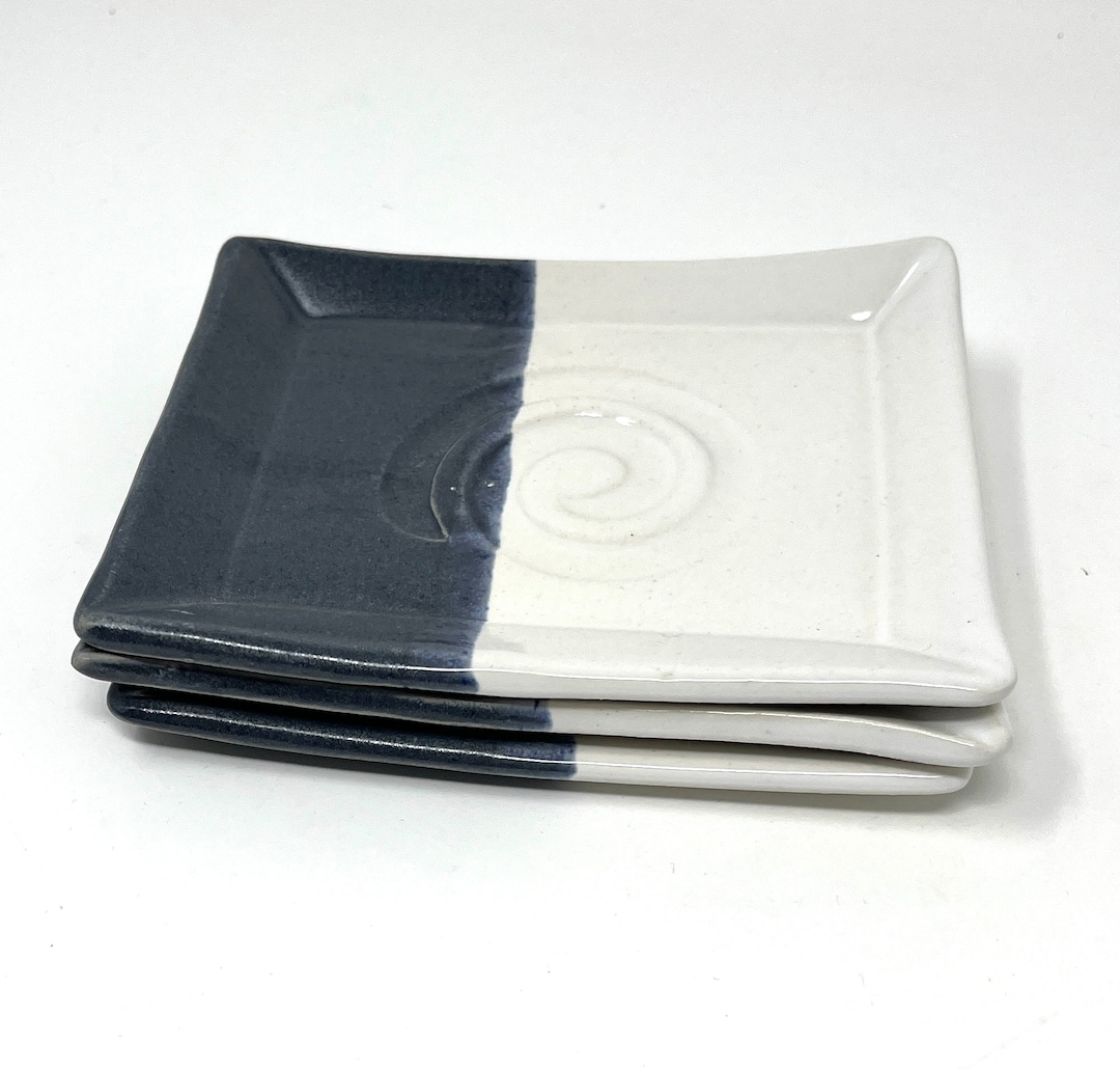 Small Plates, Set Pf 3, Ceramic Plates, Pottery Plates, Handmade Plates ...