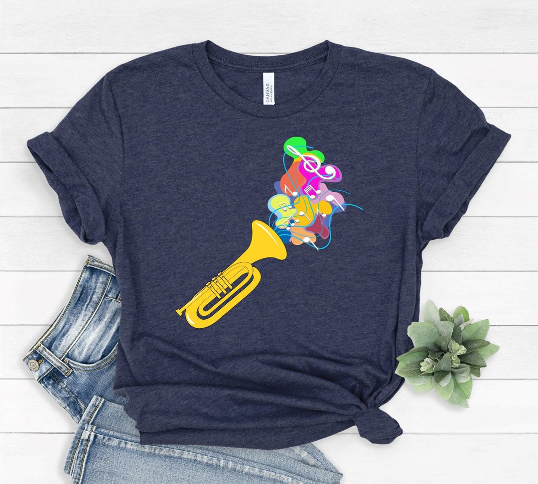 Tuba Shirt, Tuba Gift, Tuba Player Shirt, Funny Tuba Shirt, Music Note ...