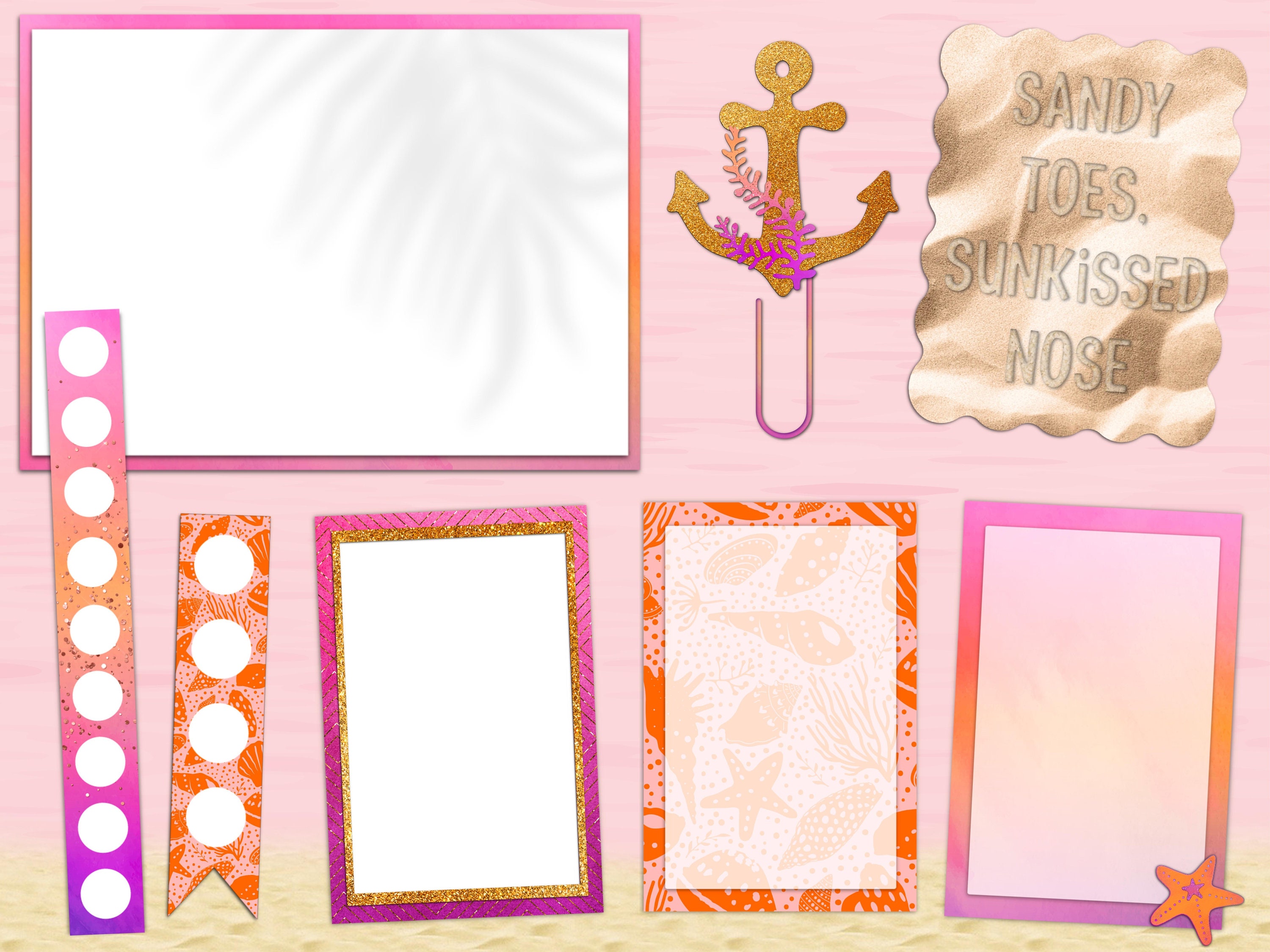 Summer Beach Babe Digital Stickers, Sticker Book for Goodnotes, Pre ...