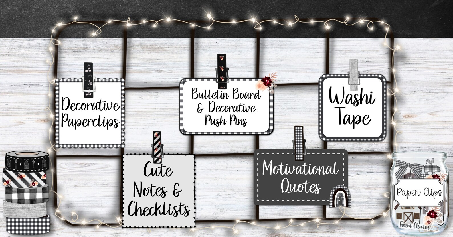 Farmhouse Digital Stickers Sticker Book for Goodnotes | Etsy