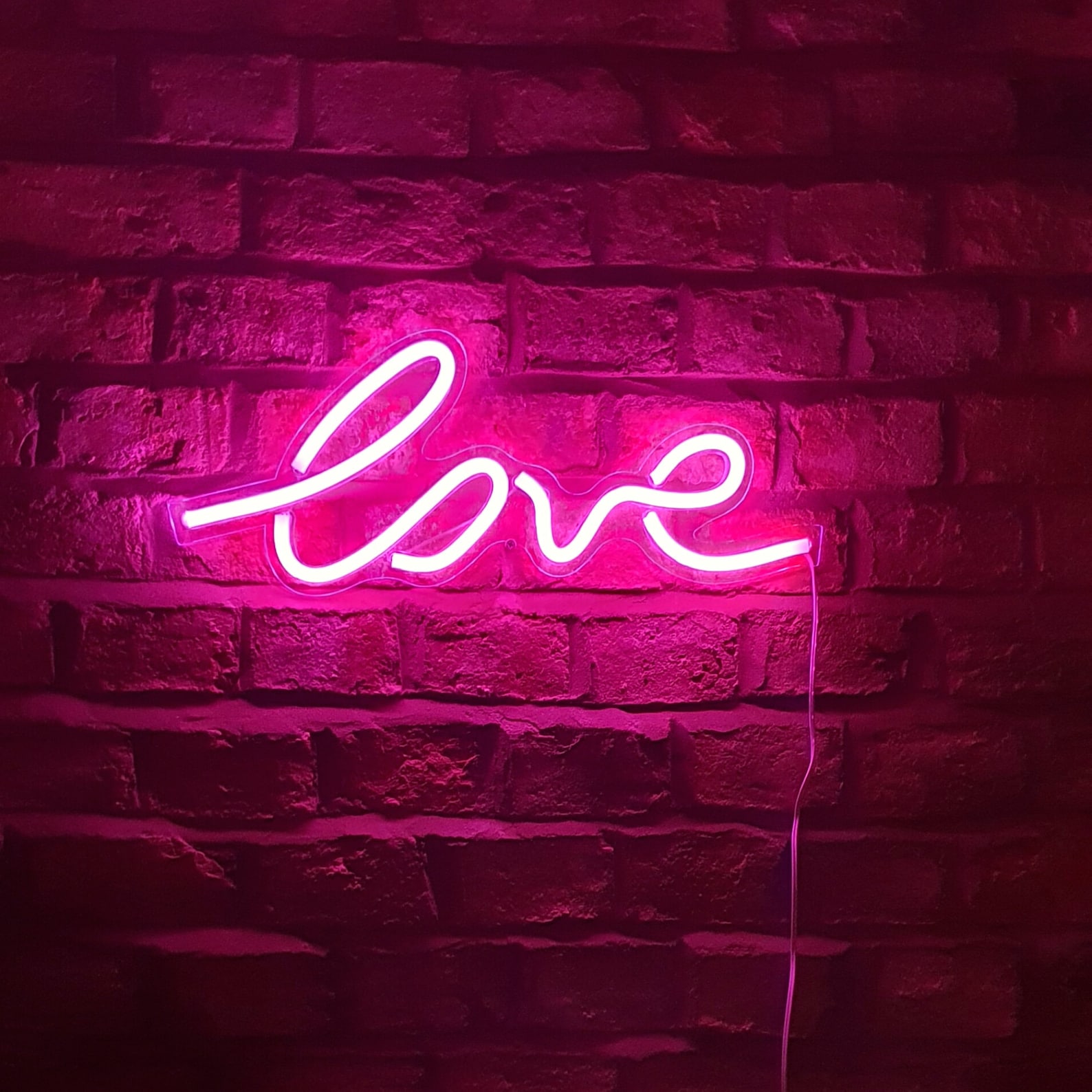 Love Neon Sign Wall Decor Wedding Gift Children's - Etsy