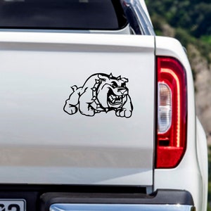Aggressive Dog Vinyl Decal Truck Car Sticker Laptop Sticker - Etsy