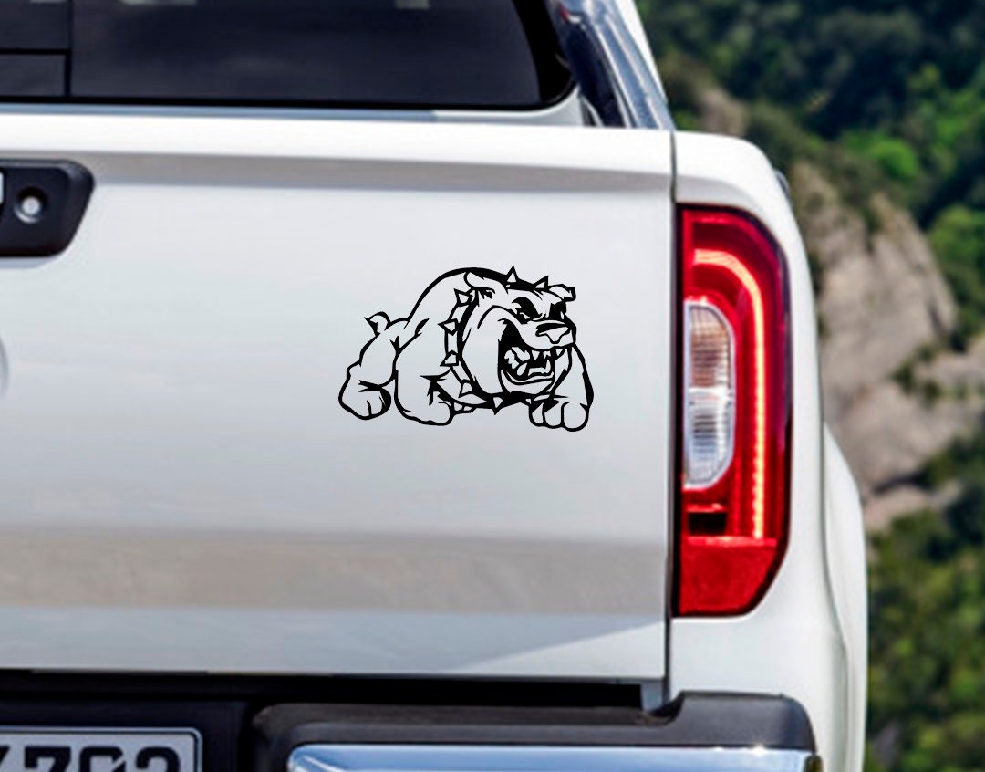 Aggressive Dog Vinyl Decal Truck Car Sticker Laptop Sticker - Etsy