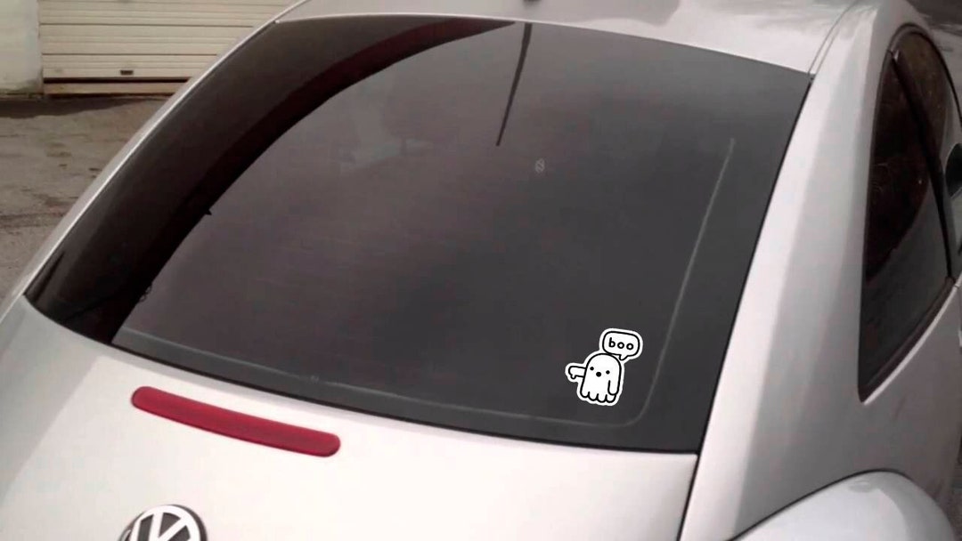 Vinyl Decal Boo, 5x5in, Car Decal, Car Sticker, Window Decal, Window ...