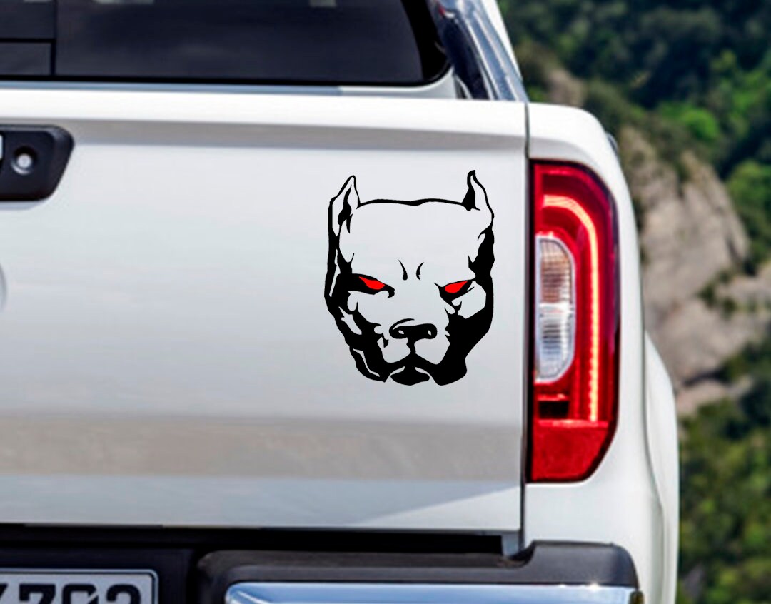 Pitbull Sticker Vinyl Sticker for Cars - Etsy