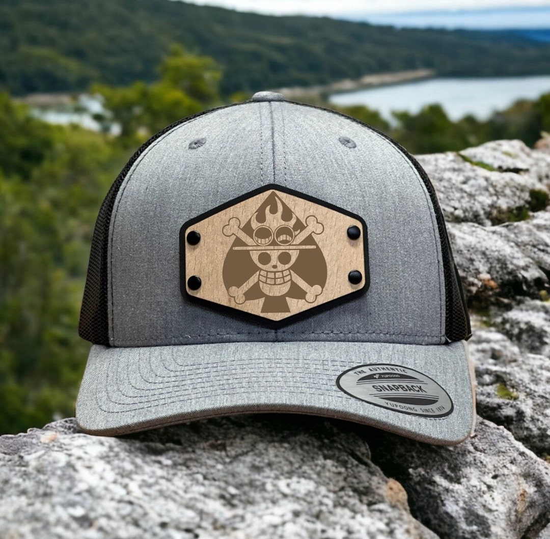 Ace Pirates Flag Emblem One Piece Anime Cartoon Comics Manga Trucker ...