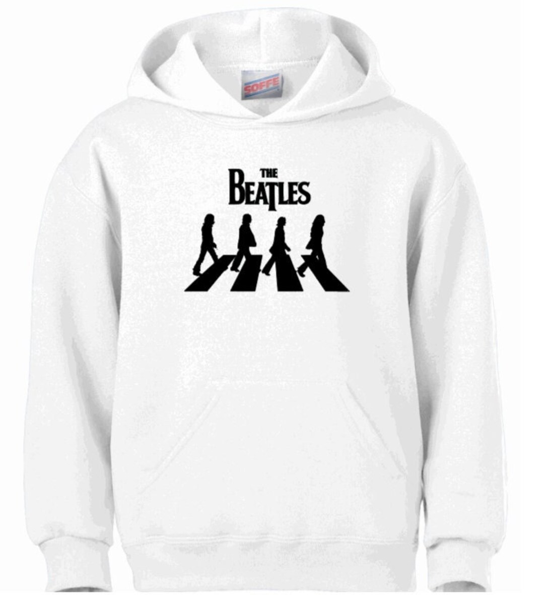 Men's the Beatles Pullover Hoodie Long Sleeve Large Pocket White - Etsy