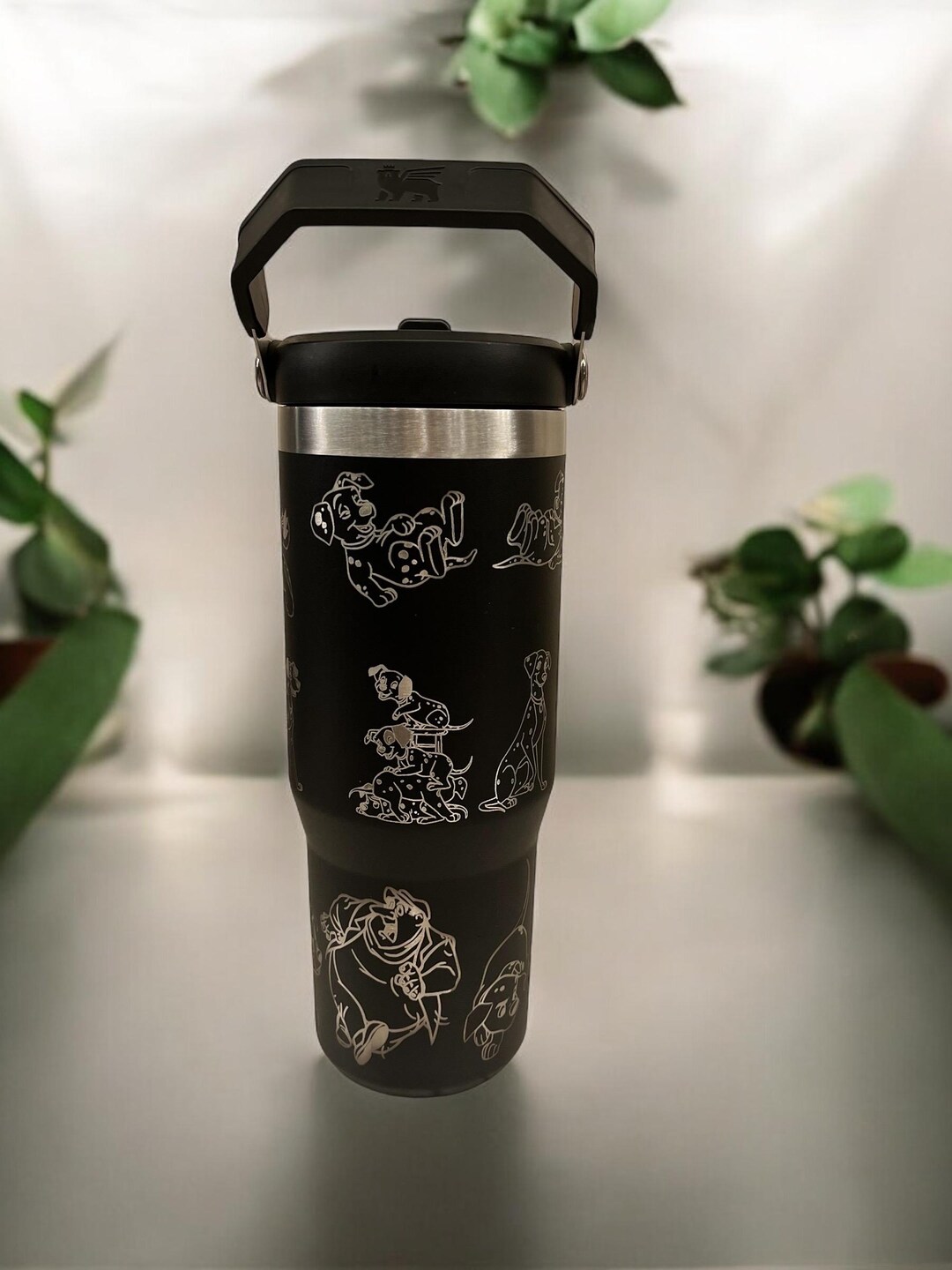 101 Dogs,stanley Iceflow Flip Straw 30oz,laser Engraved,custom Made ...