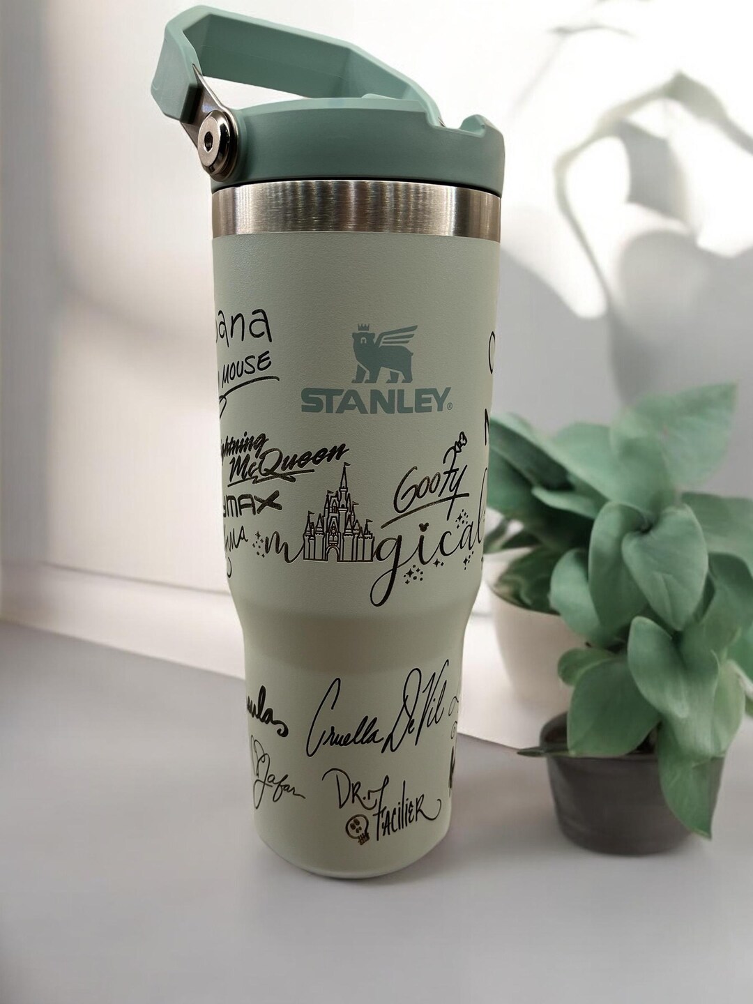 Signature,stanley Flow State, Flip Straw, 30oz Laser Engraved, Water ...