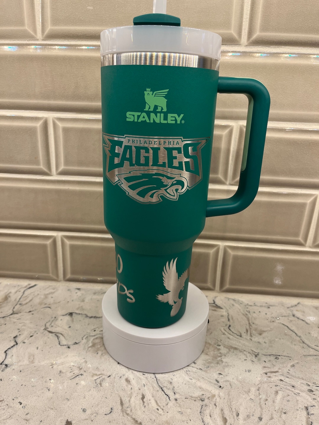 Eagles,40ozand 30oz,stanley Quencher 2.0 Water Bottle, Laser Engrave ...