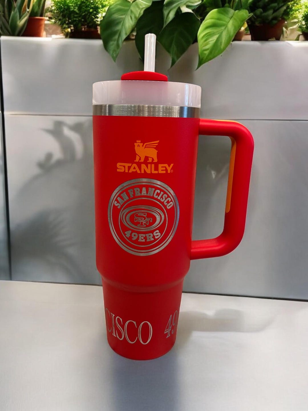 49ers, 30/40oz, Laser Engraved Stanley Quencher 2.0 Water Bottle ...