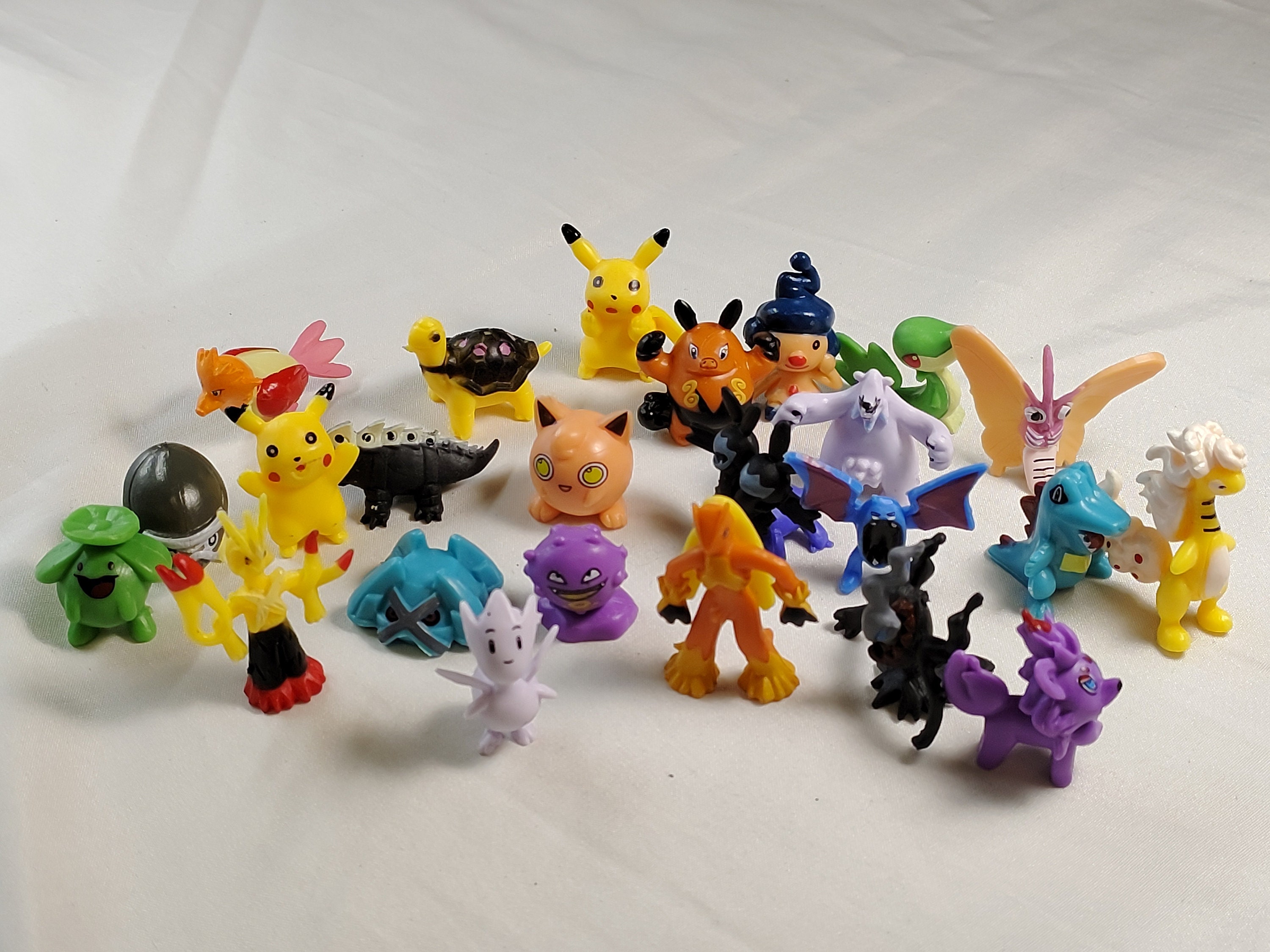 24 PCS Random 1 inch Pokemon Mini PVC Toy Figures | Etsy