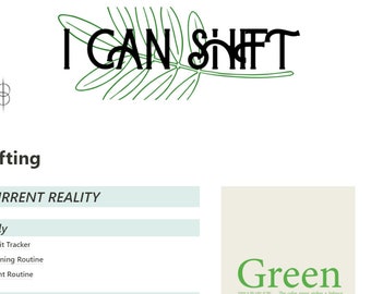 Shifting Realities Notion Template | Etsy
