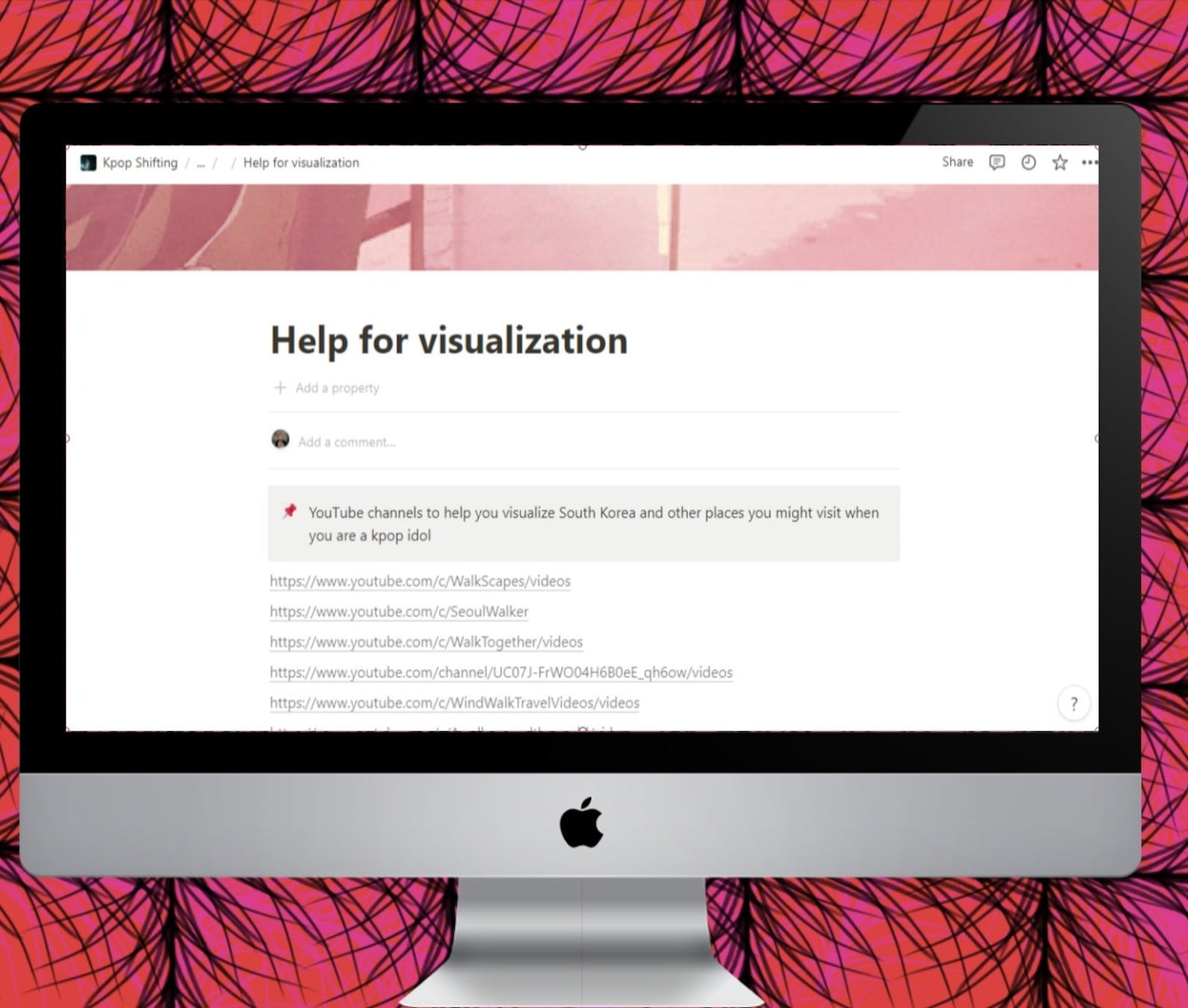 Kpop Shifting Notion Template - Etsy