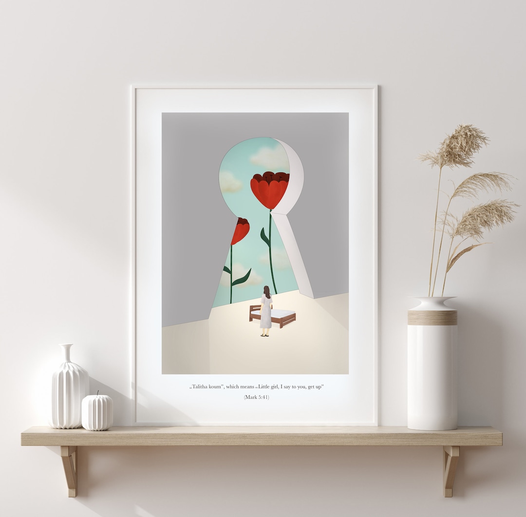 Talitha Koum, Biblical Wall Art, Christian Home Decor,christian Modern ...