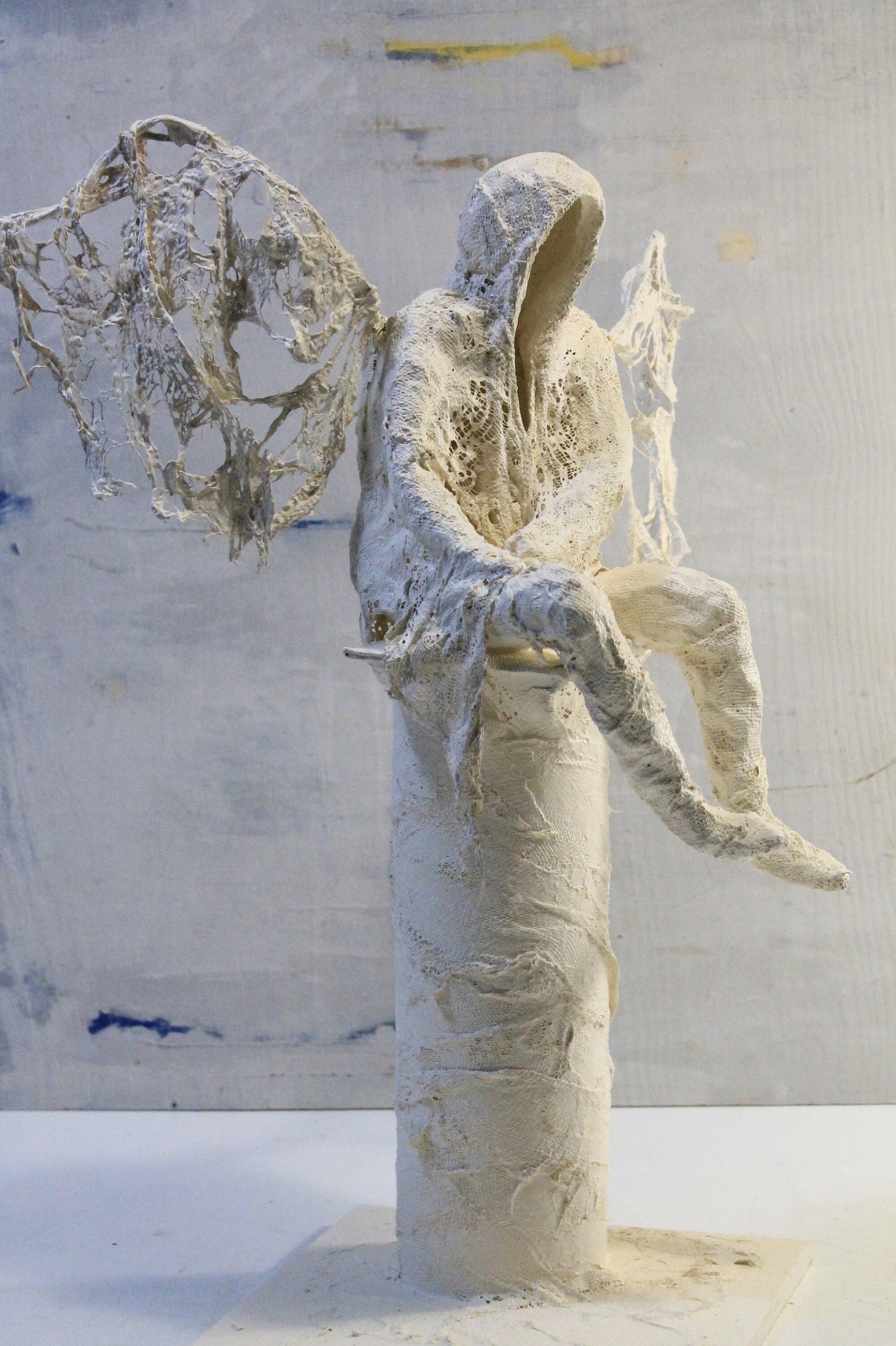 Ivory Ghost Male Angel Unique Art Piece for Gothic Home - Etsy