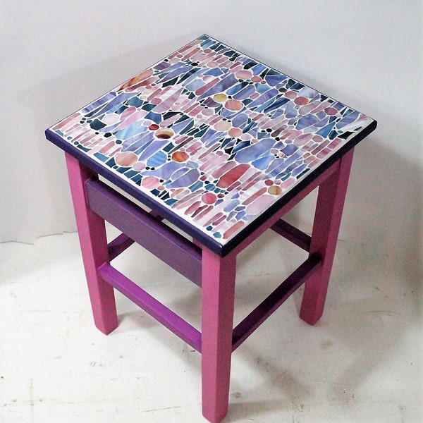 Mosaic Table - Etsy