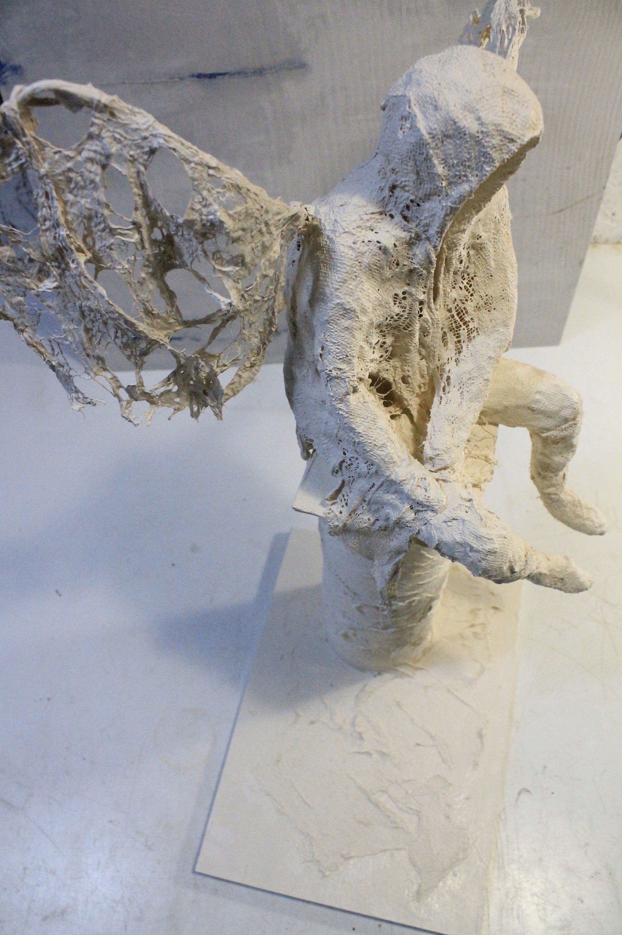 Ivory Ghost Male Angel Unique Art Piece for Gothic Home - Etsy