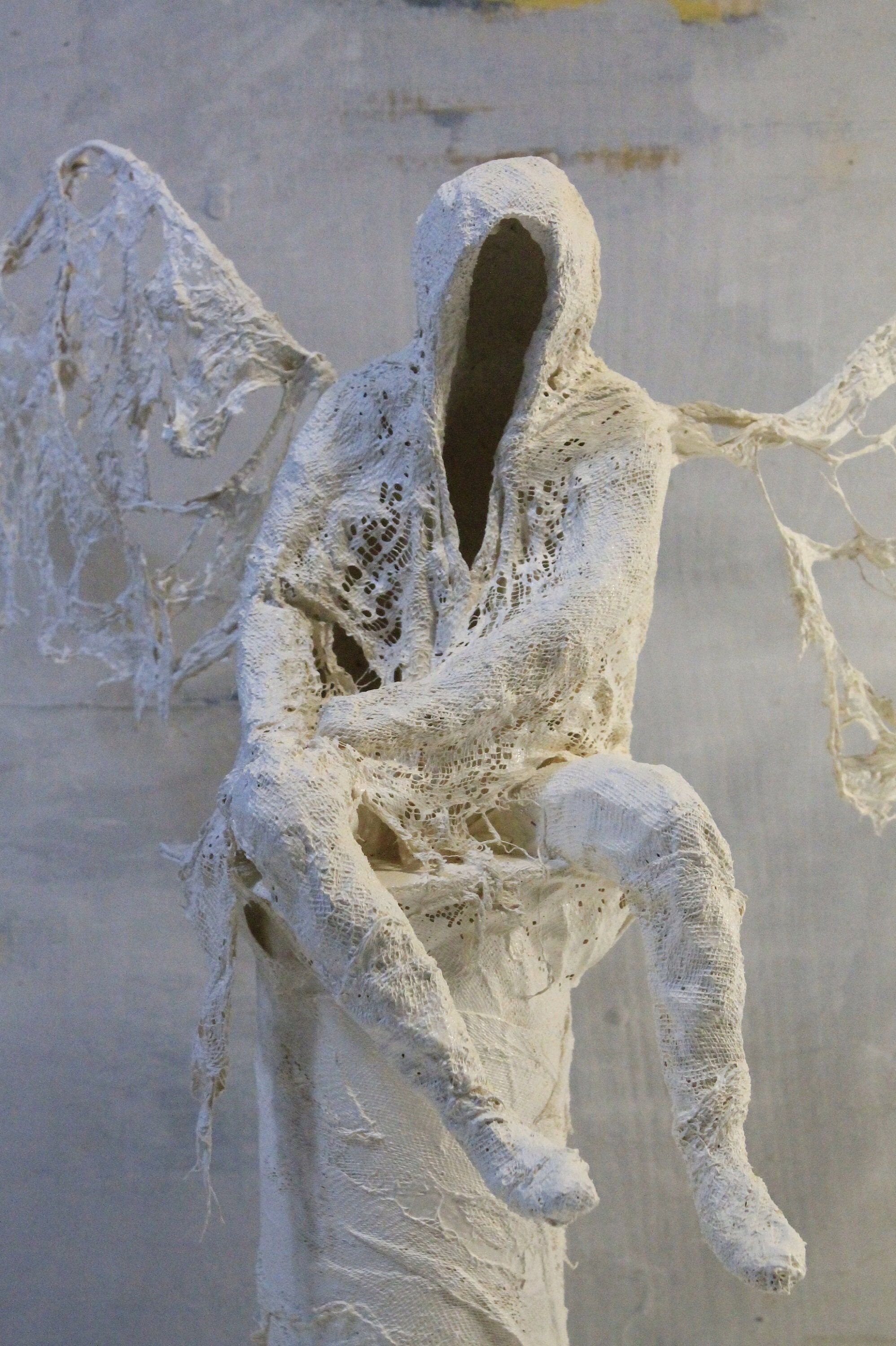 Ivory Ghost Male Angel Unique Art Piece for Gothic Home - Etsy