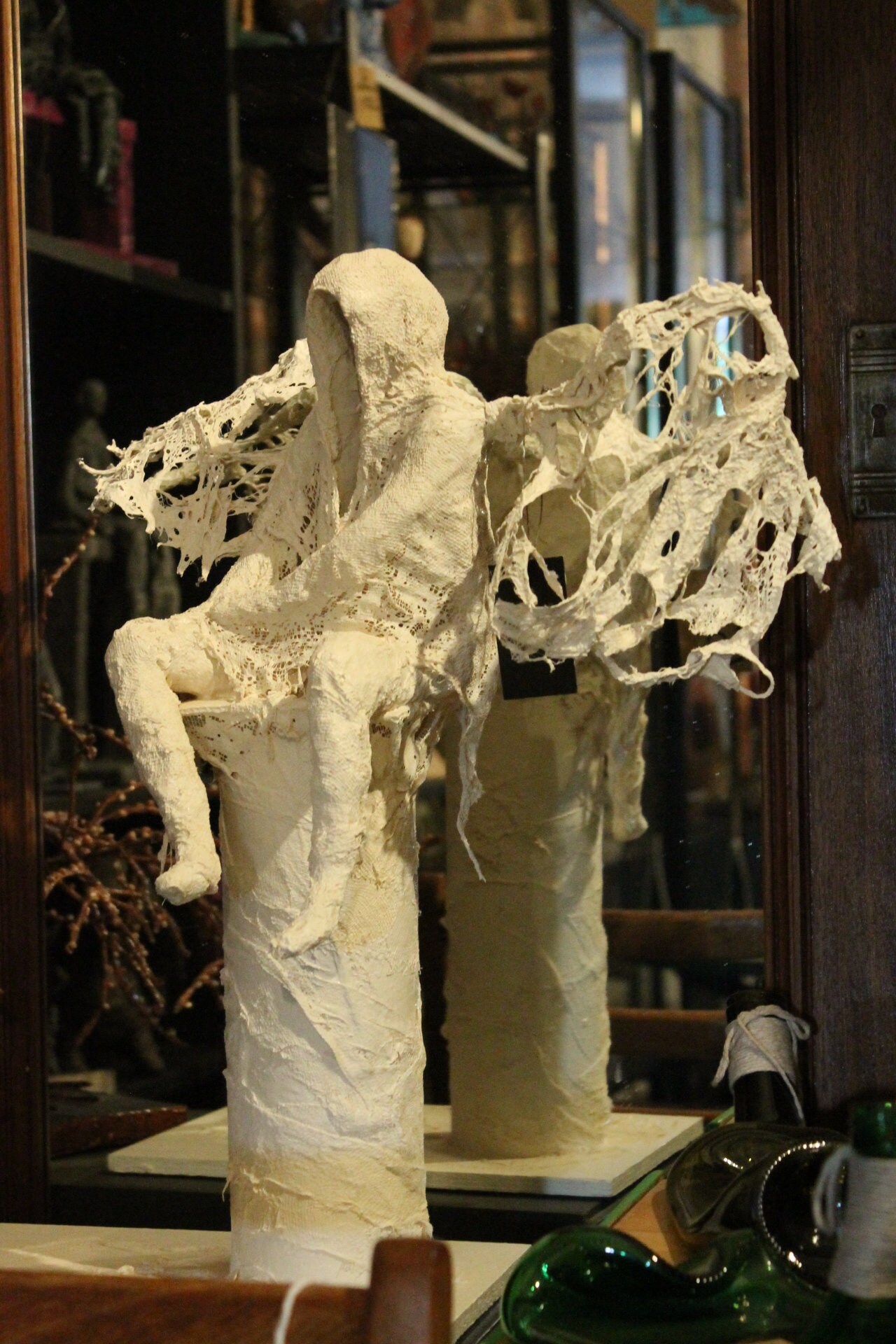 Ivory Ghost Male Angel Unique Art Piece for Gothic Home - Etsy