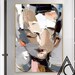 Woman Face Artwork Faceless Portrait Painting Original Woman Face ...