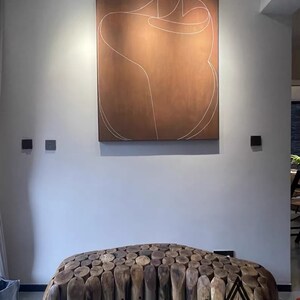 Brown Painting Set of 2 Beige Wabi Sabi Wall Art Neutral Wabisabi Painting Set of 2 Brown Waibi ...