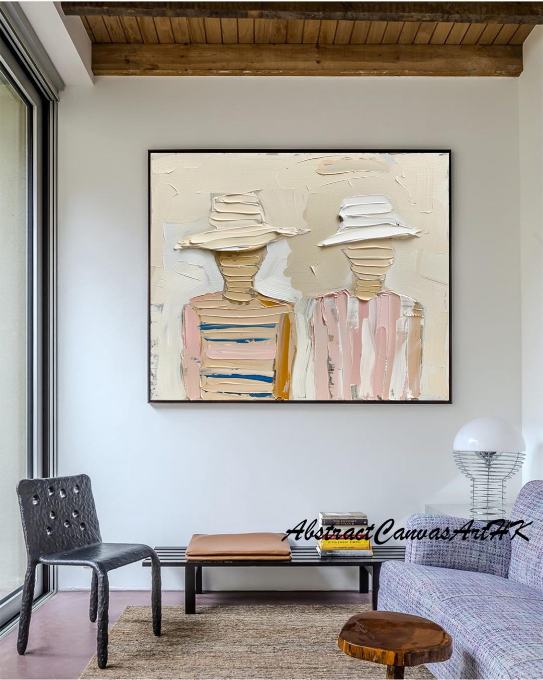 Abstract Faceless Art,original Portrait Painting,abstract Figure Art ...