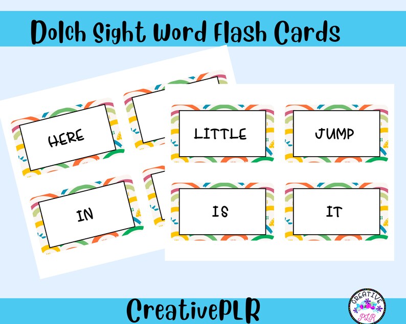 Sight Word Practice Flash Cards Sight Word Review Kids - Etsy