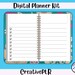 Pink Flowers Digital Planner Cover Kit PLUS Digital Notebook Covers - Etsy