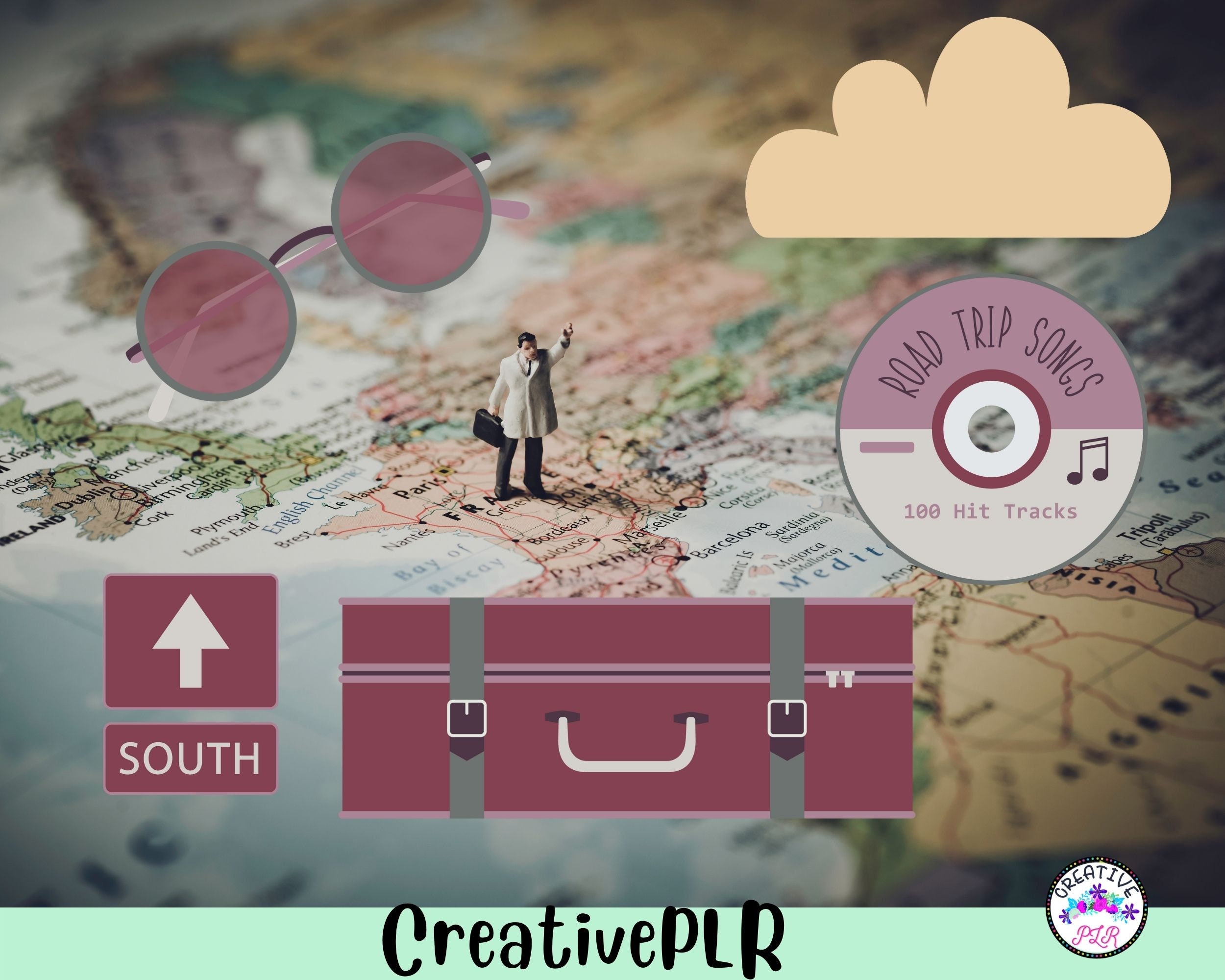 Road Trip Clip Art Set | Travel Stickers Set | Travel Scrapbook ...