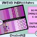 Vintage Purples Digital Paper Pack 20 High Quality - Etsy