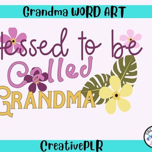 Grandma Word Art Quotes - Etsy