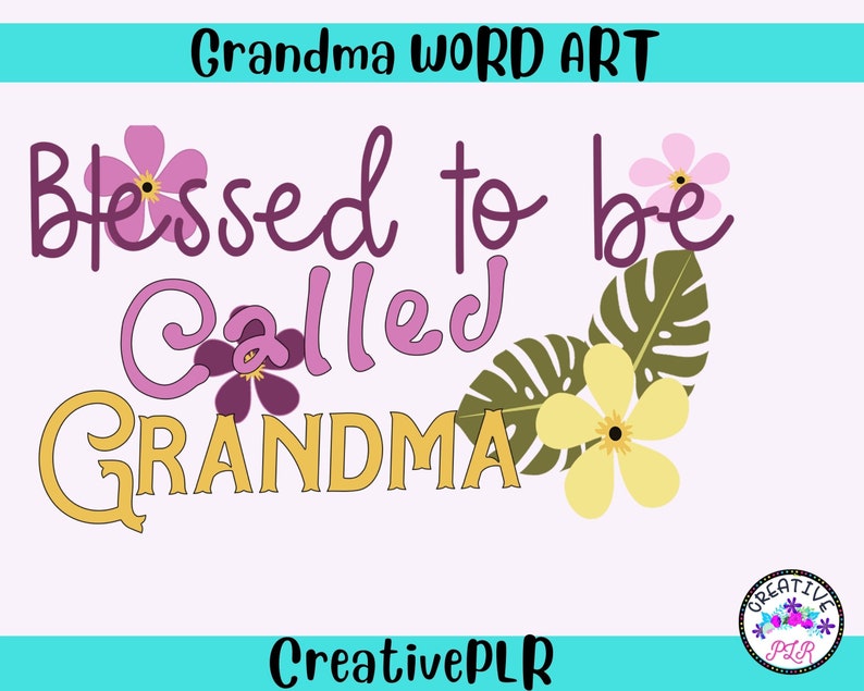 Grandma Word Art Quotes - Etsy